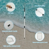 Keyohome 2Pcs Beach Sand Sifter with Extendable Handle Stainless Steel ...