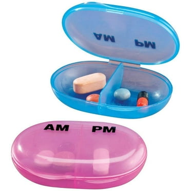 Acu-Life Single & Three Compartment Pocket Pill Boxes, 2 Count ...