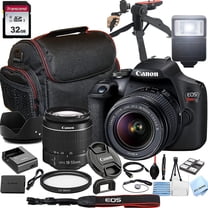 Canon EOS Rebel T7 DSLR Camera Bundle with 18-55mm Zoom Lens + 128GB ...