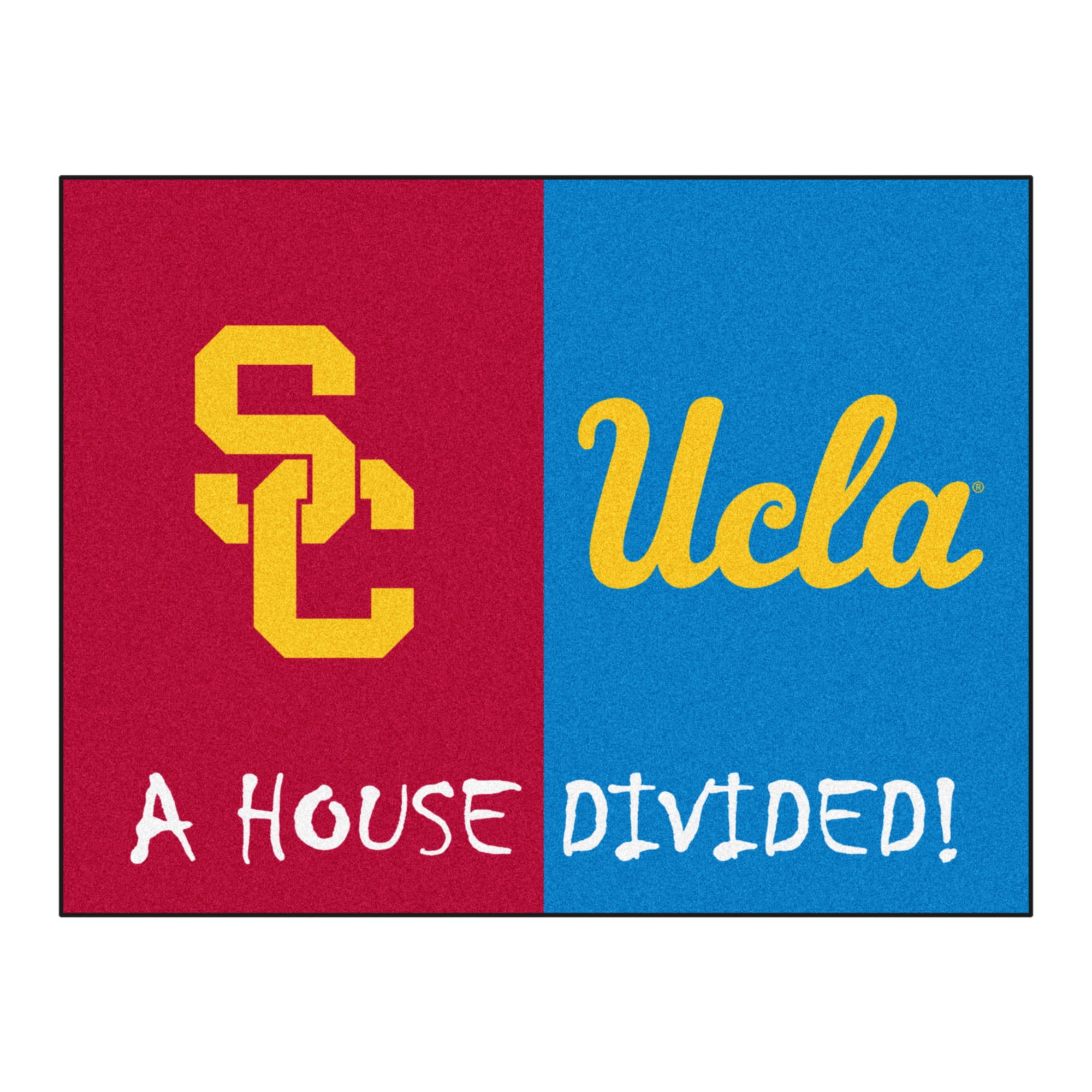 USC - UCLA House Divided Rug 33.75"x42.5" - Walmart.com