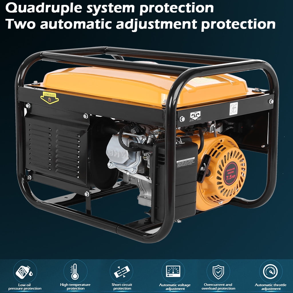 Buy 4000 Watt Gas Powered Portable Generator Engine For Jobsite RV ...