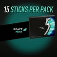 (4 pack) 5 Gum React Mint Sugar Free Chewing Gum - 15 Stick Pack ...