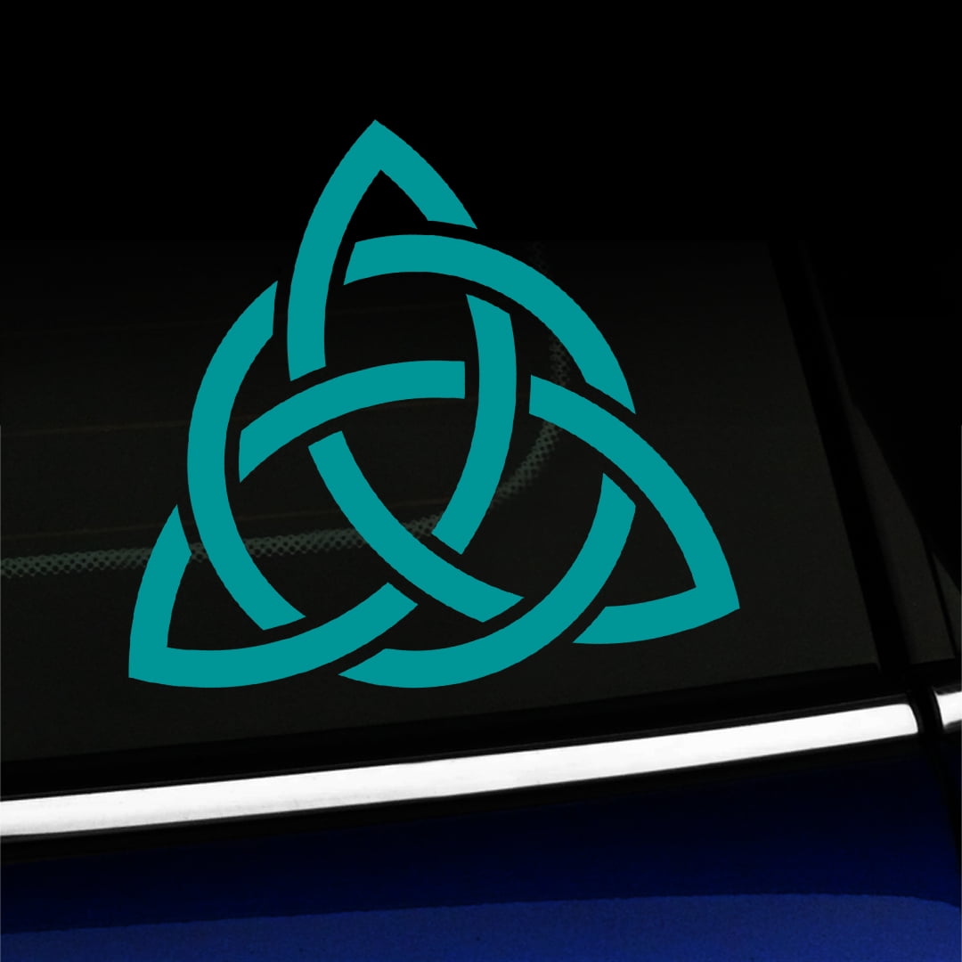 Trinity Knot - Vinyl Car Decal - Choose Color - [TURQUOISE] - Walmart.com