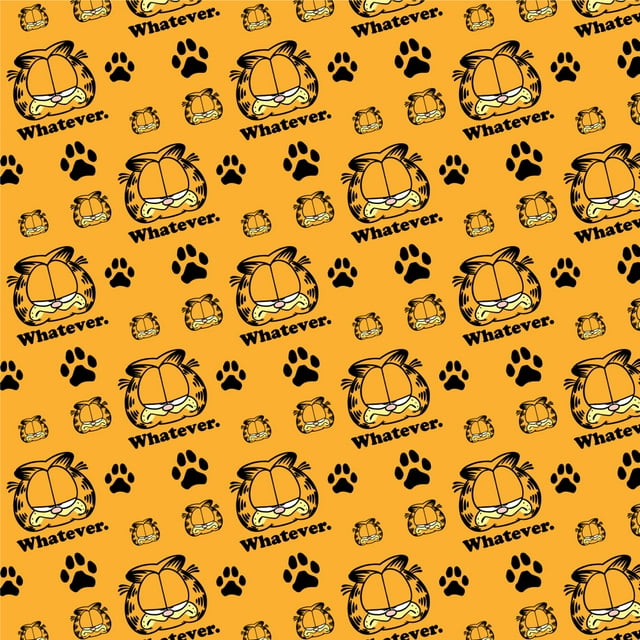 Garfield Whatever Face Premium Roll Gift Wrap Wrapping Paper - Walmart.com