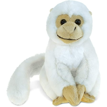 White Long Tail White Squirrel Monkey Plush, 12.5 Inch Super Soft ...