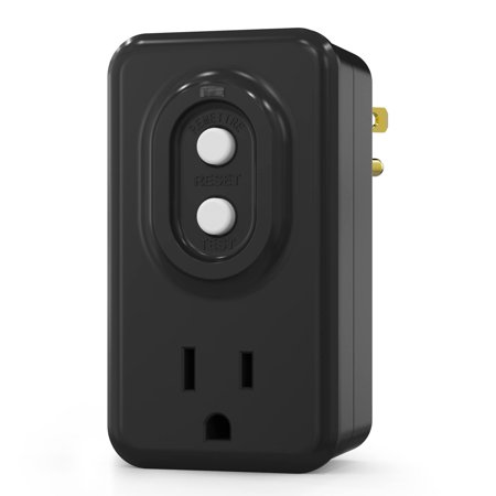 AIDA GFCI Adapter 15 AMP Single Outlet Grounded 3-Prong GFCI Adapter ...