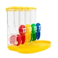 M&M's World Officially Licensed Four Tube Yellow Candy Dispenser, New ...