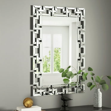 KOHROS Large Decorative Rectangle Wall Mirror 25" x 47" for Bedroom ...