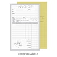Chic 2-Part Carbonless Invoice Form Pad / 50 Sheets Per Pad / 5.5" x 8. ...