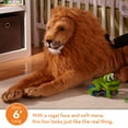 Melissa & Doug Giant Lion - Lifelike Stuffed Animal (over 6 feet long ...