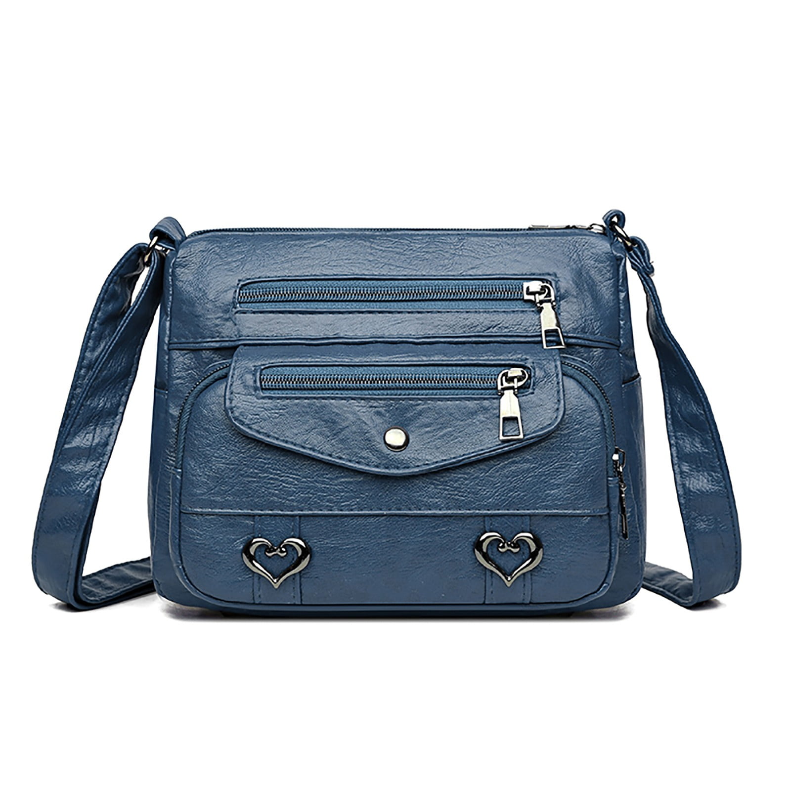 Click here for Hhsfuzhuangggg Heart Crossbody Bag Solid Vintage P... prices