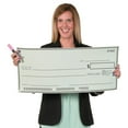 Blank Check Cardboard Cutout - Party Decor - 1 Piece - Walmart.com
