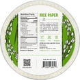 Soeos Rice Paper, White Rice Paper Wrappers, 1 Pack, 34 Sheets-Fresh ...
