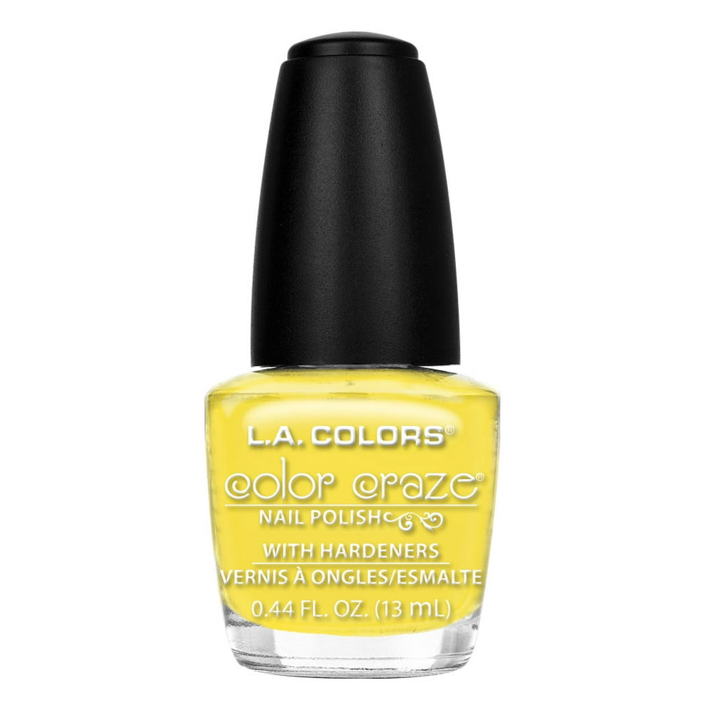 L.A. COLORS Color Craze Nail Polish, Sunshine, 0.44 fl oz - Walmart.com ...