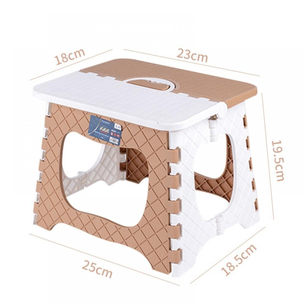 Folding Step Stool - 11.8 inch Premium Heavy Duty Foldable Stool for ...