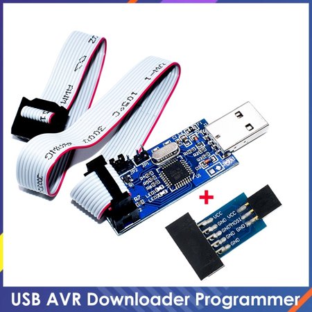 Usb 10Pin To 6Pin Adapterstk500 Usbasp Avr Programmer Adapter Board for Arduino | Walmart Canada
