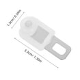 BESTYASH 50Pcs Heavy Duty White Curtain Track Roller and Glider with ...