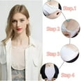 3pcs Lady Lace Clip-on Mock Camisole Bra Insert Overlay Modesty Panel ...