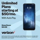 Verizon Sharp Rouvo V Phone, Black, 32GB, Prepaid, Wireless Network ...