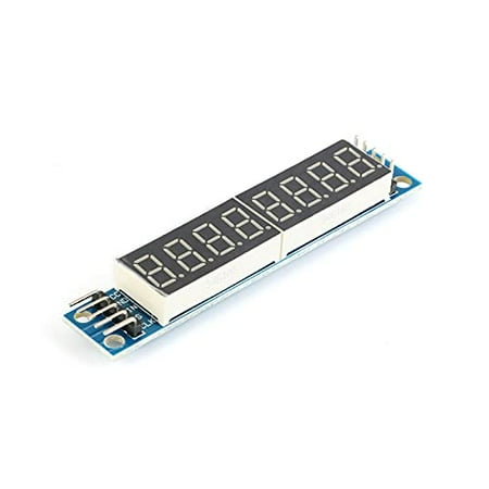 4 8-Digit Code Tube Module LED Display Four Serial 595 Driver TM1638 Brightness can be Tape ...