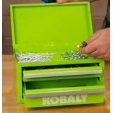 Kobalt Portable Tool Boxes and Organizers, Steel Green, 10.83 x 5.91 ...