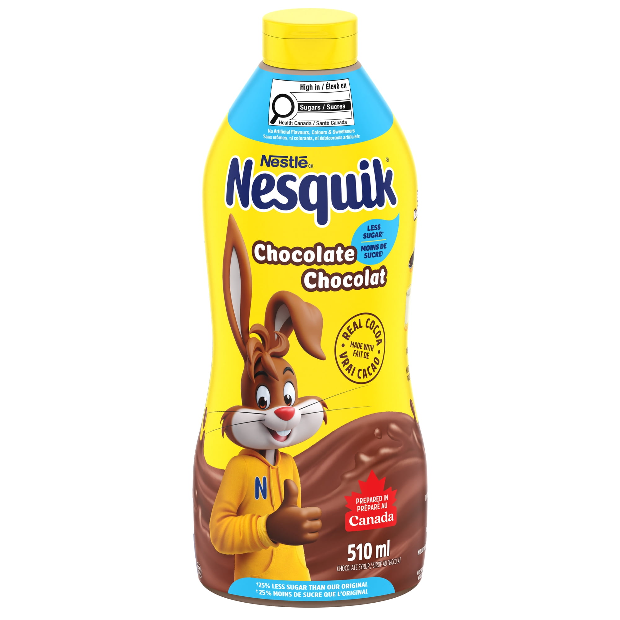 Click here for Nesquik Less Sugar Chocolate Syrup 510 Ml prices