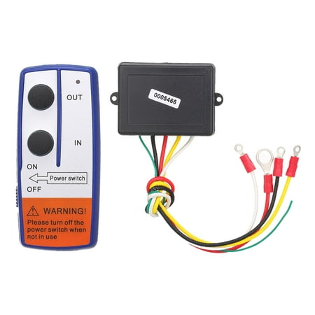 Universal Remote Winch , 50ft 12V Receiver Remote Control Towing ...