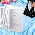 2026 New 12 Sheets Black Gradient Hotfix Rhinestone Sheets, Flat Round ...