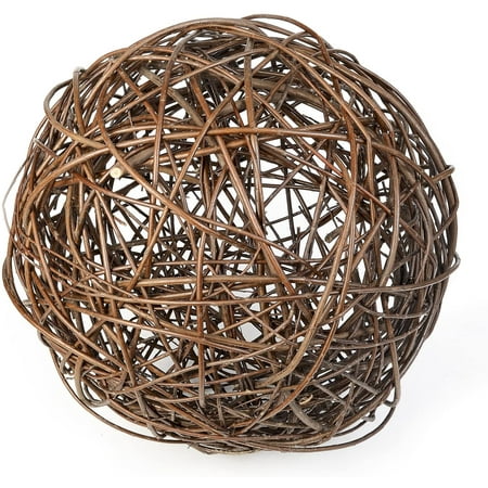 Decorative Balls for Centerpiece Bowl Fillers, 2.8 inch Assorted Rattan ...