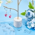 30Pcs 304 Stainless Steel Hoop Earrings Findings Kidney Ear Wires with ...