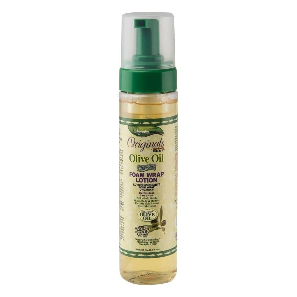 Organics Africa's Best - OLIVE OIL Foam Wrap Lotion 8.5 Oz. * BEAUTY ...
