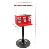 Triple Vending Machine Candy Dispenser, Red - Walmart.com