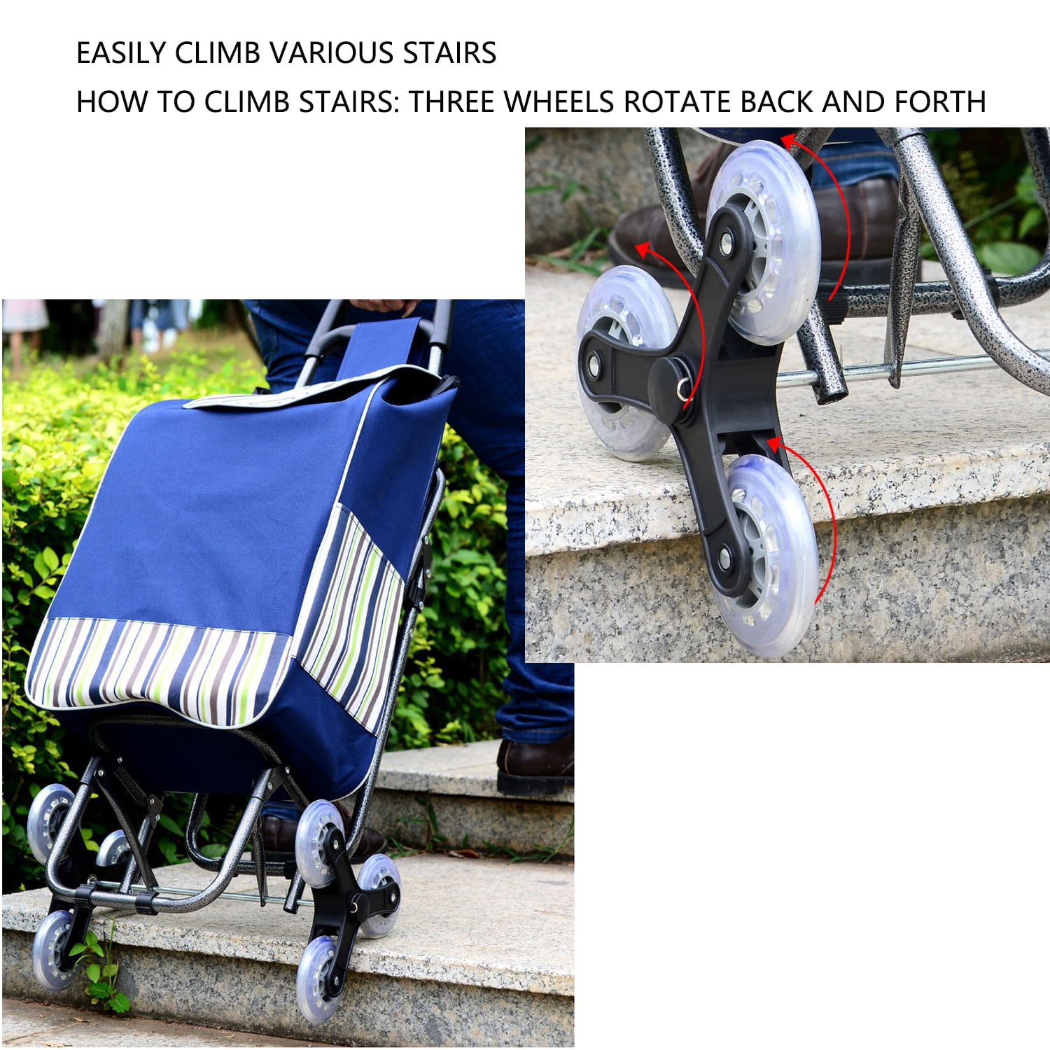 WZCPCV Foldable Stairs Climber Shopping Cart, Nepal | Ubuy