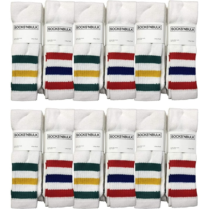 SOCKS'NBULK Big And Tall Mens Athletic Cotton Tube Socks, Wholesale ...