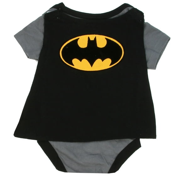 DC - Batman Baby Boys' Short Sleeve Bodysuit with Cape - Walmart.com