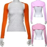 Muslim Shrug Womens Long Sleeved Bolero Style Arm Sleeves Islam Hijab ...