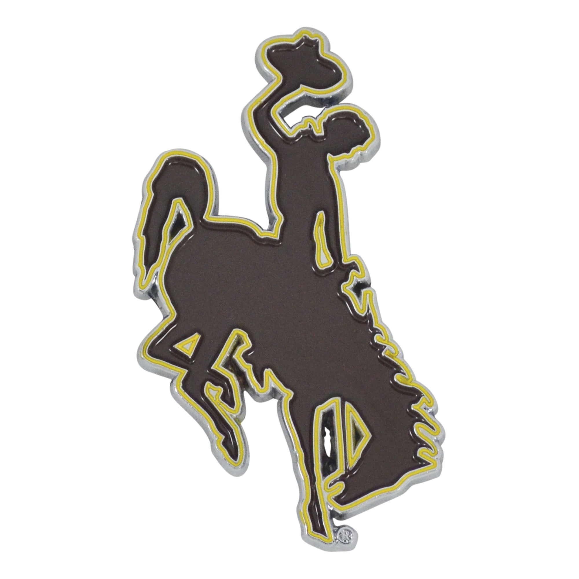 University of Wyoming Color Emblem 3.1"x1.9" - Walmart.com