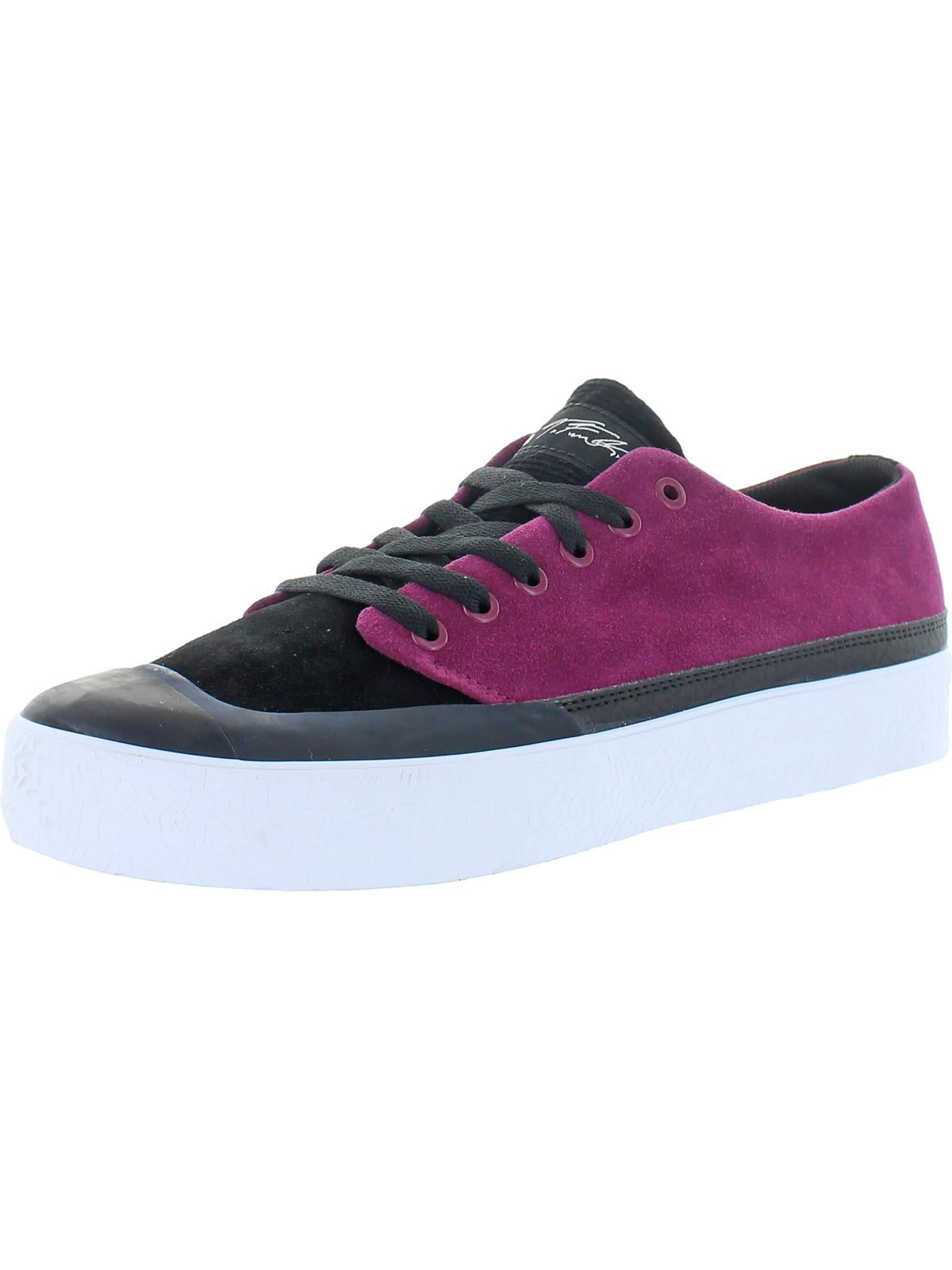 DC Mens T-Funk Lo Suede Logo Skateboarding Shoes Black 9 Medium (D ...