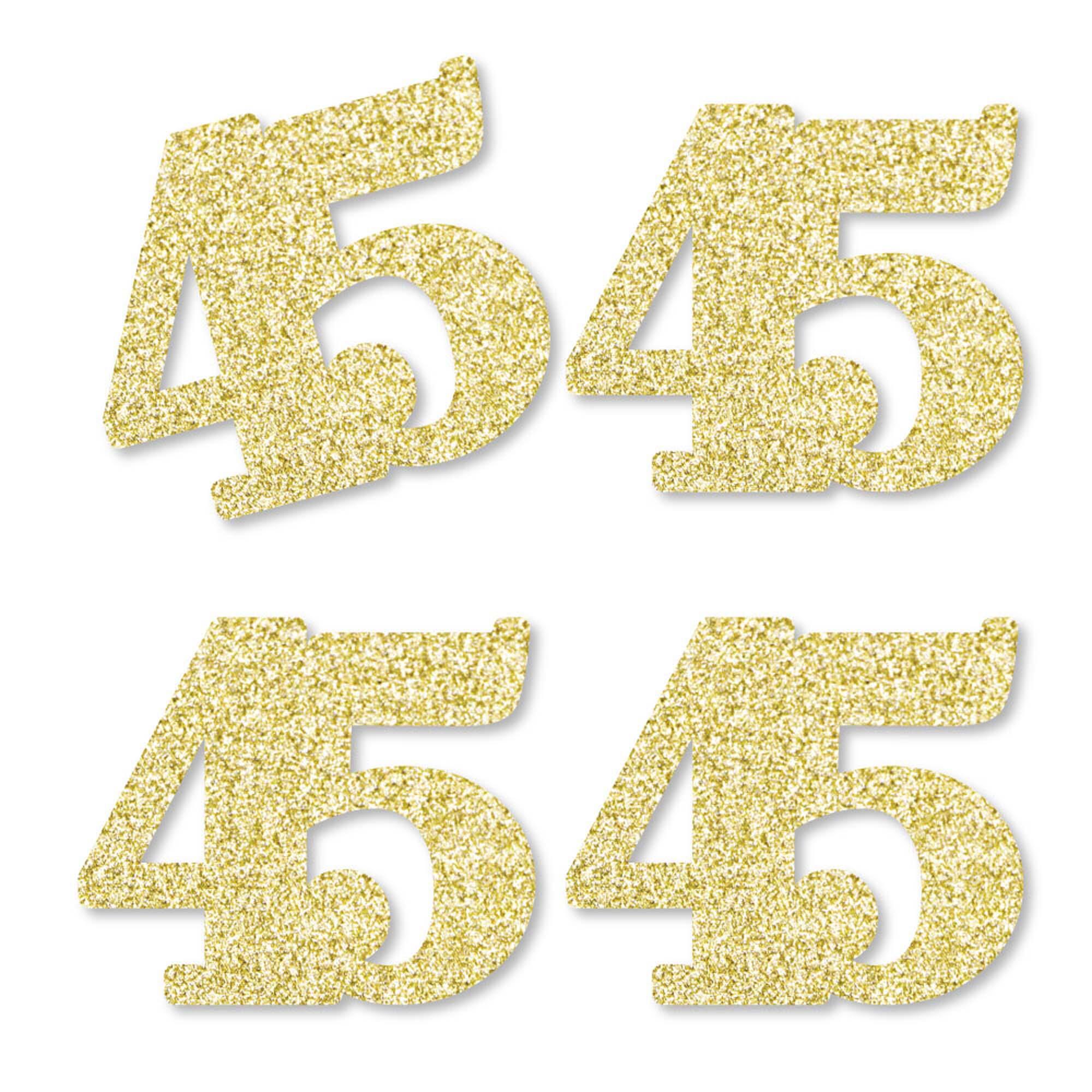 Big Dot of Happiness Gold Glitter 45 - No-Mess Real Gold Glitter Cut ...