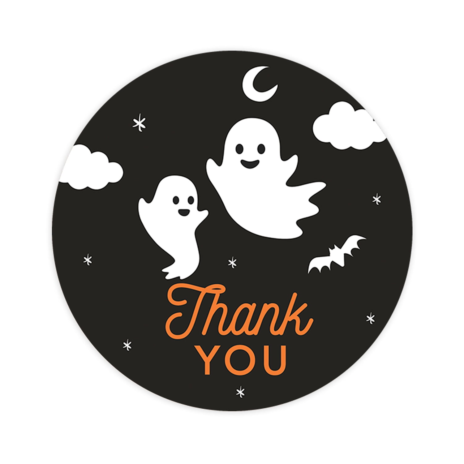 Koyal Wholesale Halloween Thank You Stickers 2 Inch Round 120 Bulk Pk ...