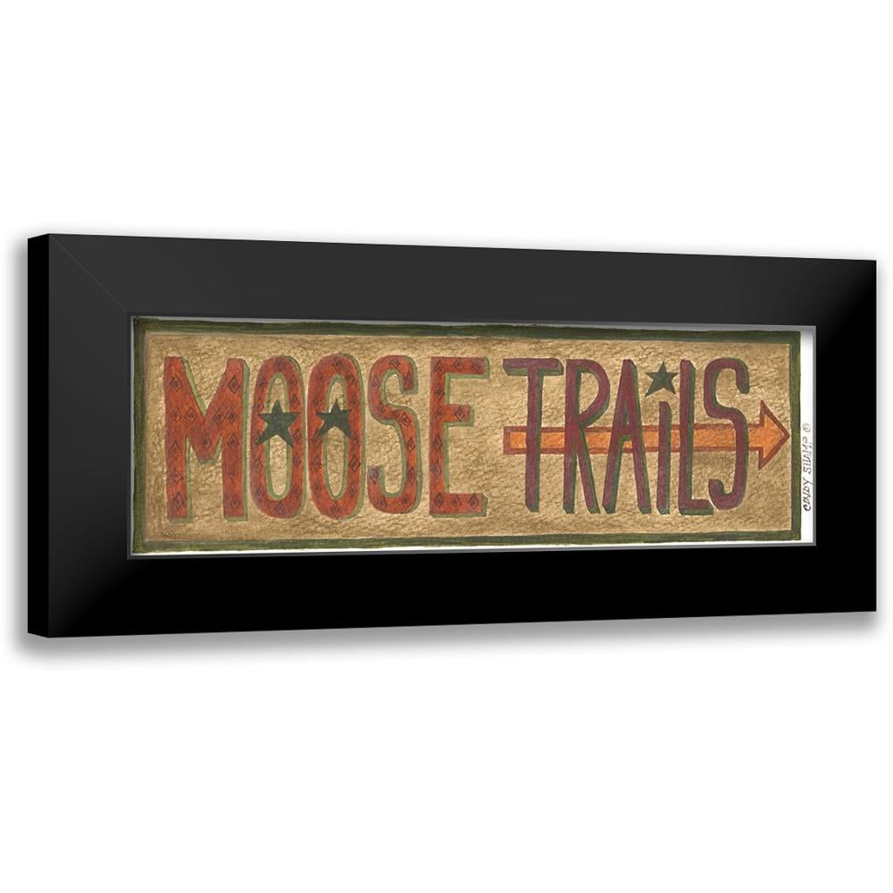 Shamp, Cindy 24x11 Black Modern Framed Museum Art Print Titled - Moose ...
