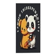 Cute Cartoon Dog and Panda Design Beach Towel - Perfect for Pool Travel ...