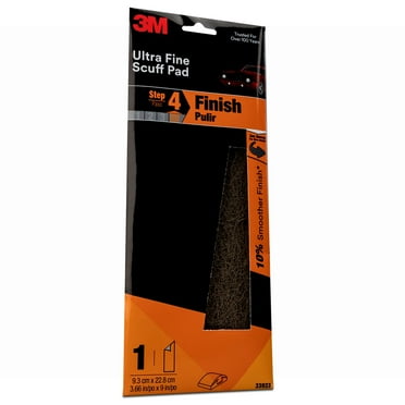 3M Flexible Performance Microfine Sanding Sponge 1200 Grit, 5.5 in x 2. ...
