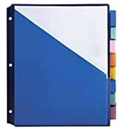 Office Depot Brand Double-Pocket Insertable Plastic Divider, 8-Tab, 9 1 ...