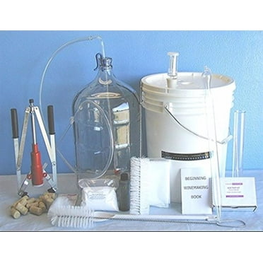 Premium Home Wine Making Starter Kit - Complete Brewing Supplies with ...
