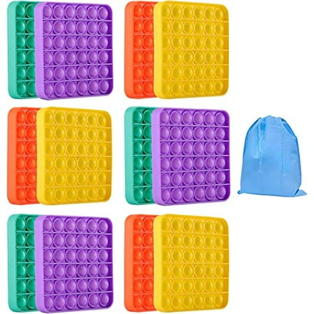 12 pack Andii Silicone Pop Its Fidget Toy | Bubble Popper Sensory ...