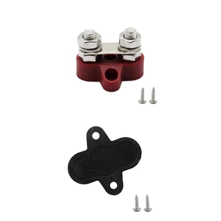 2 Pieces 5/16'' Dual Studs Power Distribution Block - 48V DC Heavy Duty ...