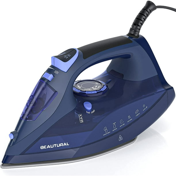 BEAUTURAL Steam Iron with Precise Thermostat Dial, 3 Automatic Shut-off ...