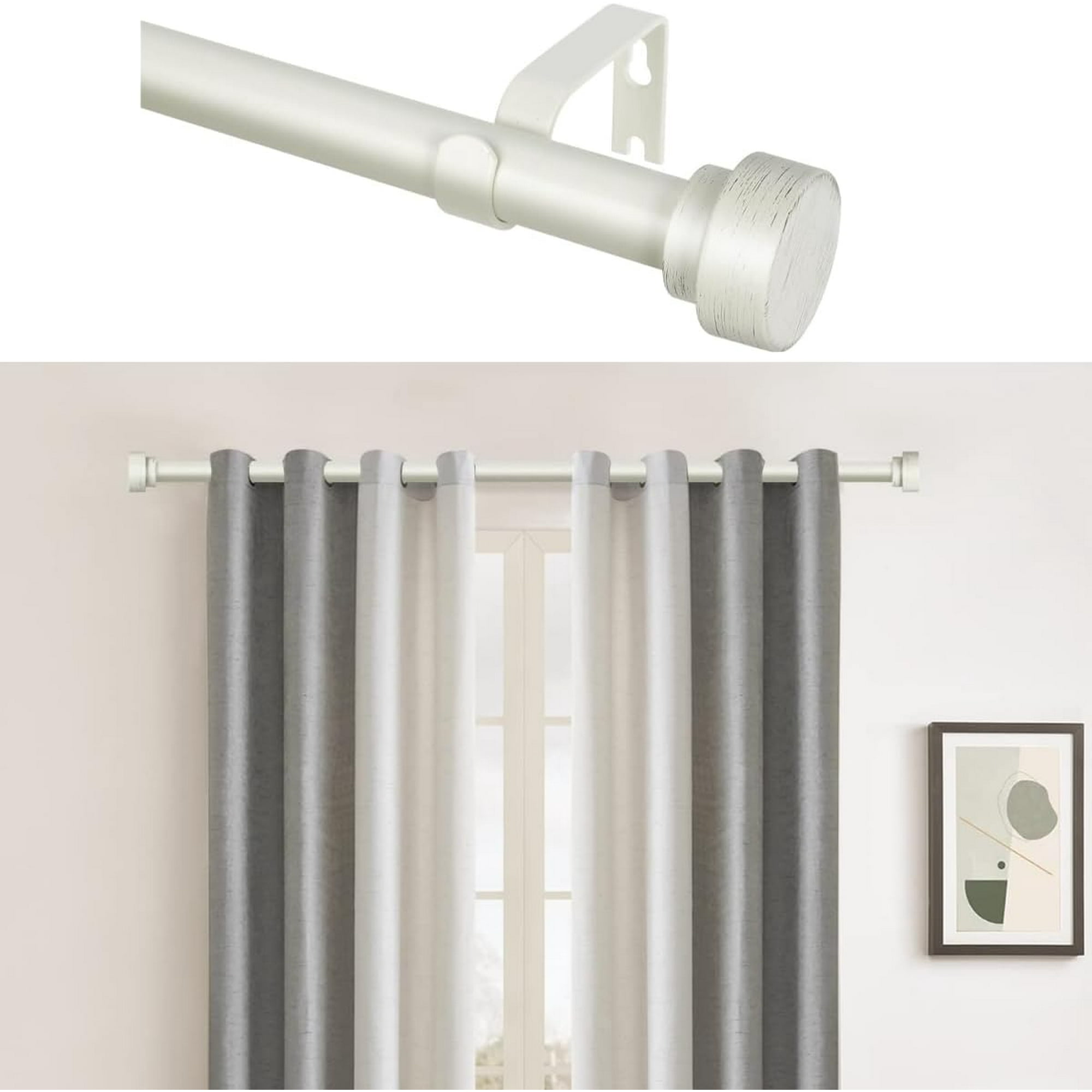 Click here for Hahdaxia Window Curtain Rods For Windows 66 To 120... prices