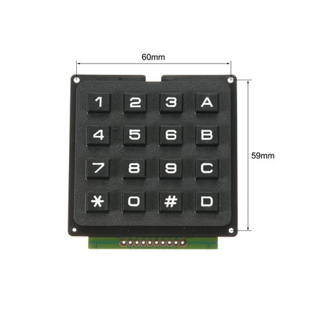 4x4 Matrix 16 Keypad Keyboard Module 16 Button for MCU Arduino ...